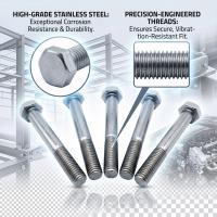China Different Quantities Stainless Steel Bolts 3 Drive Size Corrosion Resistant Fasteners Ideal For Machinery And Structural for sale