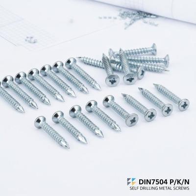 China Right Hand Thread Direction Self Drilling Metal Screws  DIN7504P/K/N for Construction for sale