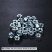 China Zinc Plated DIN Standard Hex Head Nuts with Grade 8.8 Strength for Industrial Applications for sale