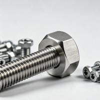 China DIN931 Stainless Hex Head Bolts SS304/SS316 NPT Thread 120mm Length High Strength for sale