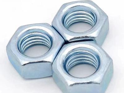 China High Strength 8.8 Grade Hexagon Nuts Zinc Coated DIN934 for Construction Machinery for sale