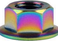 China JIS B 1190 (ISO 4161) - 2005 Titanium Steel Hexagon Nuts With Flange Coarse Thread for sale