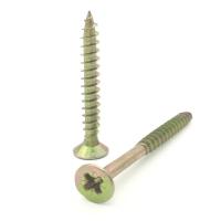 China Yellow Zinc Chipboard Screws MDF Pozi Chipboard Rawl Plugs for sale