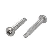 China SGS Pan Head Machine Screw 9.5mm Zinc Coated Screws for sale