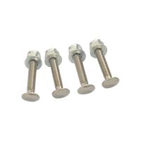 China JIS M4 Stainless Steel Bolts 400MPa 4.6 Grade Bolts Sliver for sale