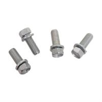 China M8 Sliver Galvanized Hex Head Screws 5.8 Carbon Steel Bolts for sale