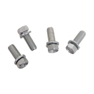China M8 Sliver Galvanized Hex Head Screws 5.8 Carbon Steel Bolts for sale