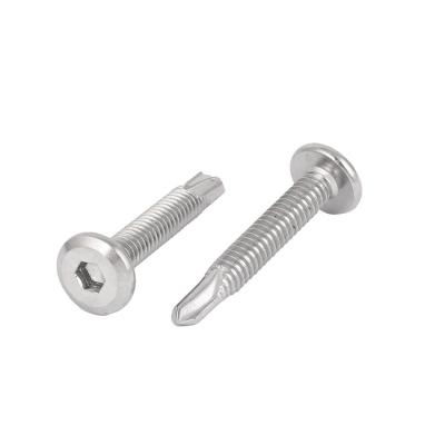 China Round Blossom 6mm Cross Recessed Head Screw C1022 Coarse Thread Screws for sale