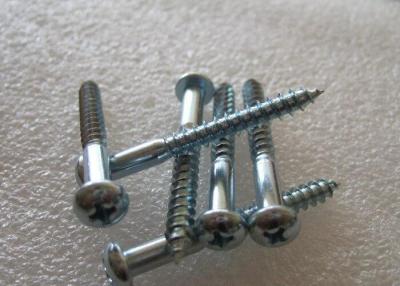China M4 Threaded Stud Bolts DIN 7996 Round Head Wood Screws for sale