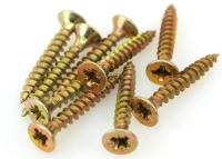China DIN934 C1022 Yellow Zinc Plated Bolts Stainless Steel Flat Head Self Tapping Screws for sale