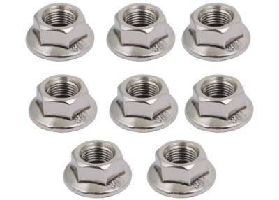 China Metric Fine DIN929 Hexagon Head Screw M10x1 25 Flange Nut for sale