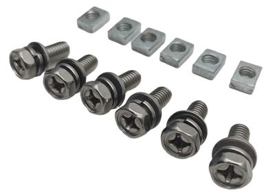 China Grade 4.8 Terminal Threaded Stud Bolts M6 X16 Motorcycle Stainless Steel Bolts for sale