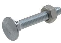 China Zinc Grade 8.8 Threaded Stud Bolts SGS Flat Stainless Steel Carriage Bolts for sale