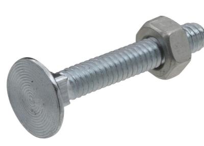 China Zinc Grade 8.8 Threaded Stud Bolts SGS Flat Stainless Steel Carriage Bolts for sale