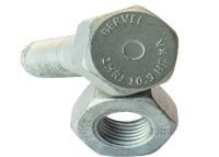 China M16x30 Hexagon Head Bolt ISO 4014 Hex Flange Bolt Metal Buliding for sale