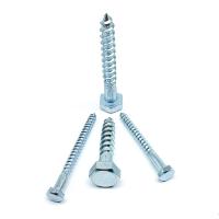 China Galvanized M54 Hex Head Wood Screws DIN 571 Wood Lag Screw for sale