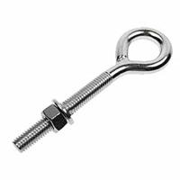 China DIN444 Stainless Steel M5 Eye Bolt Eye Screw Zinc Plated for sale