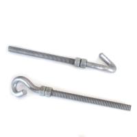 China Galvanized Pigtail Eye Bolt For Electric Power Fittings for sale