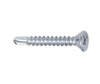 China Stainless Steel 304/316/410 Phillips Countersunk Flat Head Self Drilling Concrete Screw Din7504p for sale