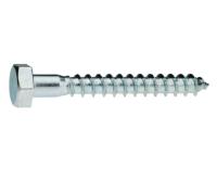 China High Quality DIN571 Hex Head Wood Screw Stainless Material Wooden Screws for sale