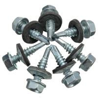 China Metal Galvanized Hexagonal Hex Head Stainless Steel Self Drilling Screw Roofing Screw for sale