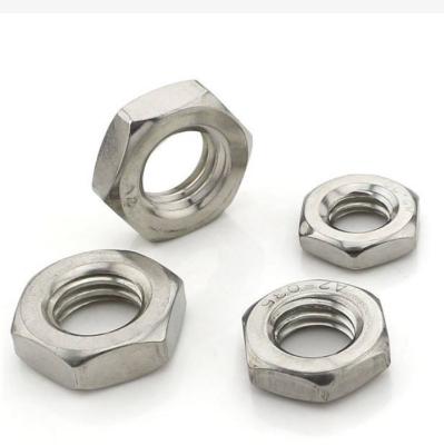 China Hex Head Nuts DIN 439 - 1987 Alloy 625 Chamfered Hexagon Thin Nuts for sale