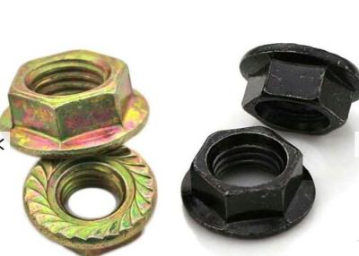 China Metric Zinc Plated Quick Heavy Hexagon Insert Stainless Steel M2 Hex Nylon Lock Hex Flange Nuts for sale