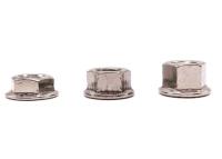 China Jam Nut 304 Stainless Steel Nylon Hexagon Lock Nut Jam Nut With Nylon Ring for sale