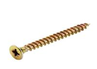 China Self Tapping Chipboard Screw C1022 Yellow Zinc Plated Chipboard Screw for sale