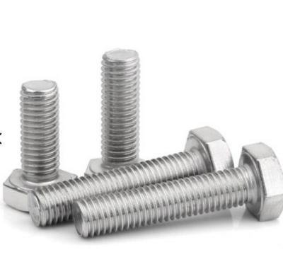 China DIN 933 DIN931 High Strength Carbon Steel All Thread Hex Bolt And Nut Grade 8.8 for sale