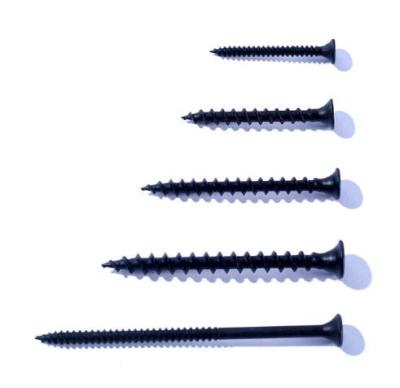 China Black Self Tapping Phosphating Drywall Screws With Bugle Head for sale