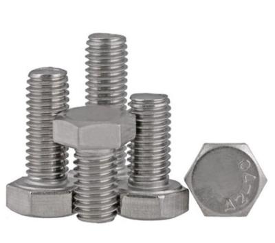 China DIN 960 Hexagon Head Bolts With Fine Pitch Thread Alloy Steel for sale
