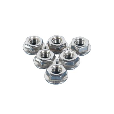 China High Quality Stainless Steel 304 316 DIN6923 Hex Serrated Flange Nut for sale