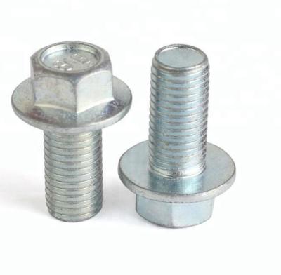 China DIN6921 Flange Shoulder Bolt Black Hex Bolt With Flange for sale