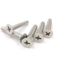 China DIN965 Cross Recessed Countersunk Flat Head Machine Screws for sale
