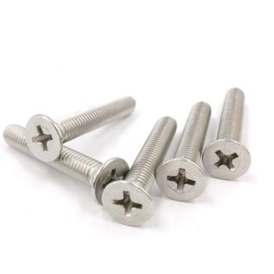 China DIN965 Cross Recessed Countersunk Flat Head Machine Screws for sale