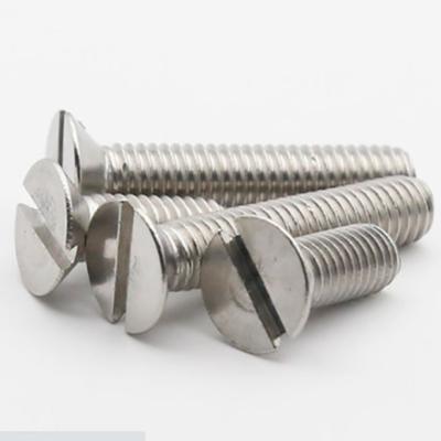 China Slotted Countersunk CSK Flat Head Machine Screw DIN963 Countersunk for sale