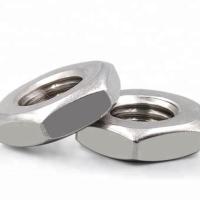China M14*2mm Pitch SUS316 SUS316L Stainless Steel Hex Jam Nut DIN936 for sale
