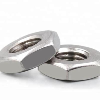 China M14*2mm Pitch SUS316 SUS316L Stainless Steel Hex Jam Nut DIN936 for sale