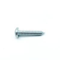 China Galvanized Carbon Steel Din 7981 Phillips Drive Pan Head Self Tapping Screws For Metal for sale