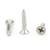 China 10mm Cross Recessed Flat Head M3 M4 M5 Self Tapping Screws for sale