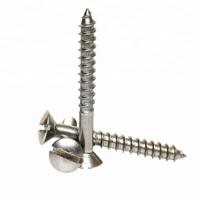 China Flat Head Stainless Steel Wood Screw DIN97 for sale