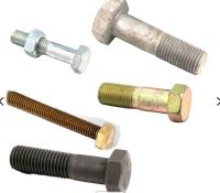 China High Strength DIN933 DIN931 Brass Heavy Hex Bolts And Nuts Carbon Steel Fastener for sale
