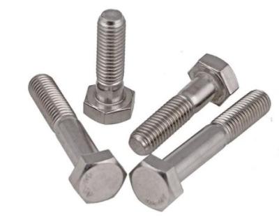 China DIN931 Hexagon Head M5 M6 Stainless Steel SS304 SS316 Half Thread Hex Bolt for sale