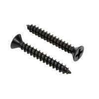 China Zinc Phospaste Black Stainless Steel Flat Square Head Chipboard Screws for sale