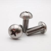 China DIN7985 Cross Recessed Raised Cheese Head M8 Titanium Screws Bolts for sale