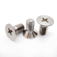 China M8 M6 Cross Recessed Countersunk Head Titanium Screw Bolts for sale