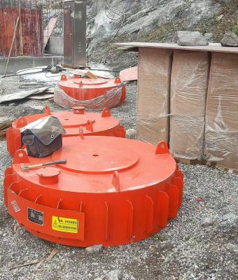 China RCDB Series Electromagnetic Iron Remover 220V 70mT Magnetic Field Belt Width 1200mm for sale
