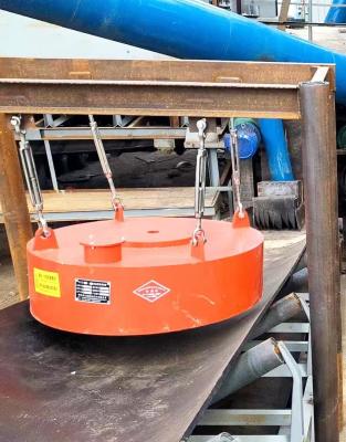 China Emperor Shengfu RCDB Series Dry Electromagnetic Iron Remover 70mT for Belt Width 1200mm for sale