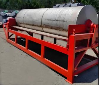 China Permanent Magnetic Drum Separator RCT Series 15-35 Rpm Weight 600-9300 Kg Wet Separation for sale